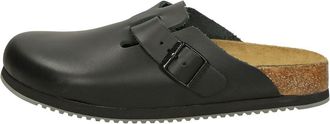 Birkenstock Boston Super Grip aus Naturleder - Herren und Damen Clogs Berufsschuh - Rutschhemmende Gummi-Eva-Sohle nach EN ISO 20347 - Anatomisch geformtes Kork-L