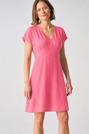 Hempage Hempage Damen vegan Sommerkleid Sophisticated Hibiskus Pink