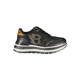 Laura Biagiotti Schwarze Polyester Damen Sneaker