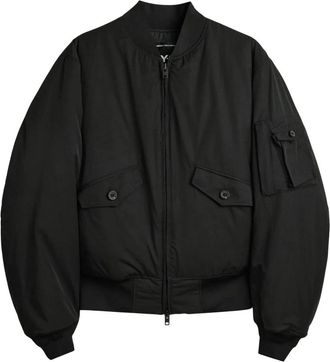 Yohji Yamamoto Nylon Bomberjacke - - Jackets - Damen - Schwarzk - L