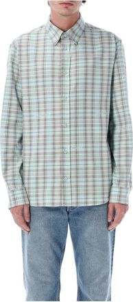 Off-white Homme, Chemises, Vert, Taille: M Chemise &agrave; Carreaux en Flanelle
