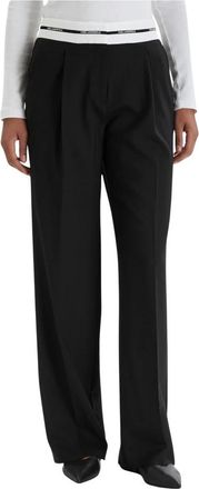 Karl Lagerfeld Femme, Pantalons, Noir, Taille: 44 FR Pantalon de Tailleur Essential