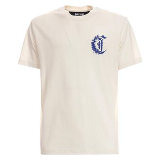 Just Cavalli Homme, Tops, Blanc, Taille: M T-shirt