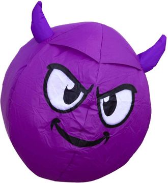 HQ Design Bouncing Moodeez Bodenwindspiel, Spa&szlig; am Strand oder auf der Wiese, wetterfest, dekorativ f&uuml;r Garten Camping, robust und langlebig, inkl. H&auml;rin