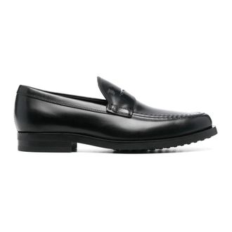 Tod's Leder Loafer - - Shoes - Herren - Schwarzk - 44 EU