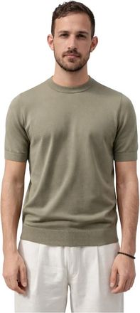 Gran Sasso Homme, Pulls, Vert, Taille: XL Tricot ras du cou