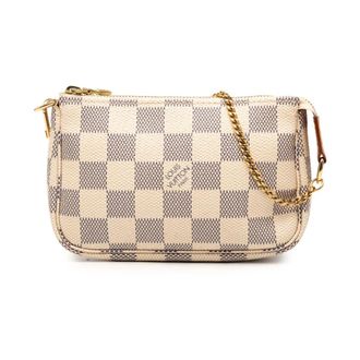 Louis Vuitton Pre-owned Printed Canvas Pouch - - Pre-owned - Damen - Wei&szlig; - ONE SIZE