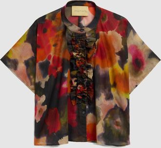 Momoni Chemise Berenice Shirt Army Multicolor