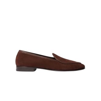 Scarosso Klassischer brauner Wildleder-Loafer - - Shoes - Herren - Braun - 42 EU