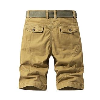 Generic Pantalon cargo d&eacute;t&eacute; d&eacute;contract&eacute; pour homme, grande taille, couleur unie, 2026, jaune, 33W