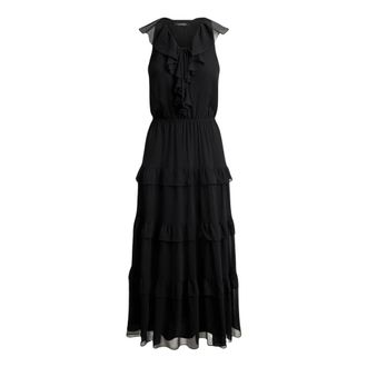 Ralph Lauren Woven Fit & Flare Dress - - Dresses - Damen - Schwarzk - 2XS