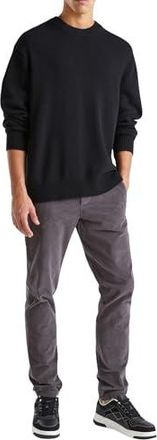 Benetton Maille G/C M/L 1344U108g Sweater, Noir, Large Homme