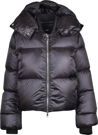 Add Femme, Vestes, Noir, Taille: 38 FR Doudoune Courte