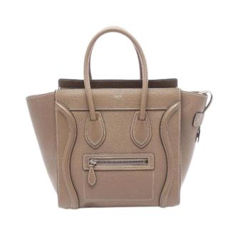 Celine Pre-owned Luggage Micro Shopper Leder Handtasche - - Pre-owned - Damen - Braun - ONE SIZE