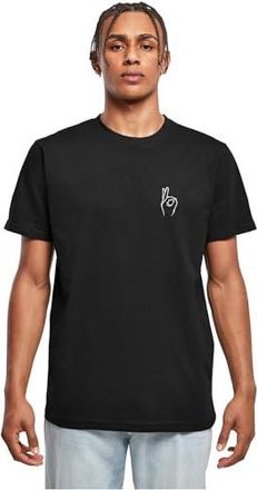 Mister Tee Easy Sign Tee T-Shirt, Black, S Homme