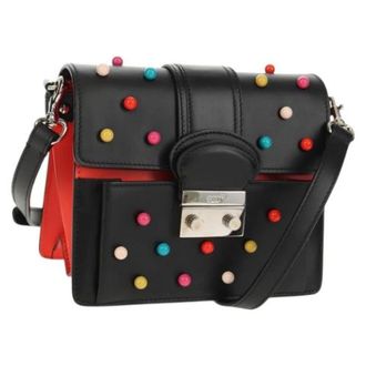 Valentino Sac bandouli&egrave;re vintage Pre-owned - Femme - Pre-owned - Noir - Taille: ONE Size