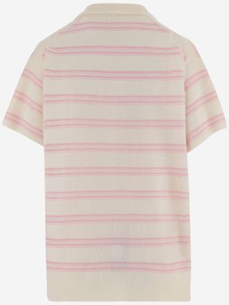 The Garment Womens T-Shirt Striped Wool-Cashmere Multicolour T-Shirts & Jerseys