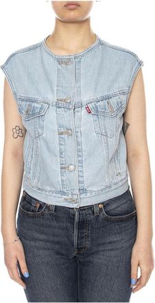 Levi's Femme, Vestes, Bleu, Taille: 38 FR Vestes