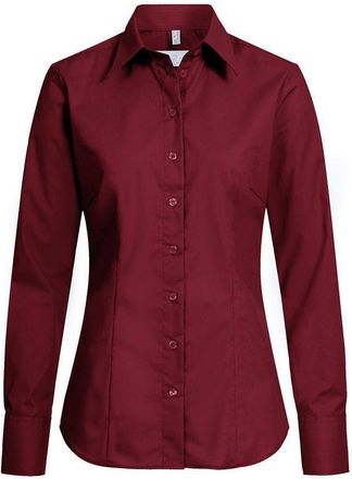 Greiff Langarmbluse Greiff Corporate Bluse Damen BASIC Regular-Fit Bordeaux 34