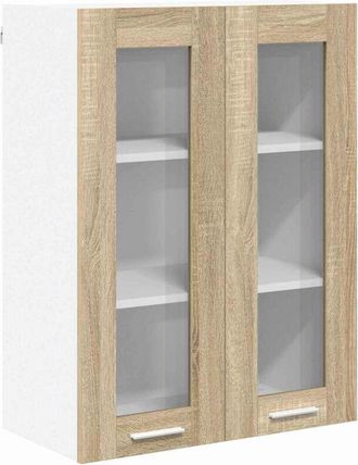 vidaXL vidaXL Armoire suspendue avec stockage Ch&ecirc;ne Sonoma 60 x 31 x 80 cm