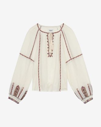 Isabel Marant Top Fernanda - Femme - &Eacute;cru-ocre - Taille38 - Marant &Eacute;toile
