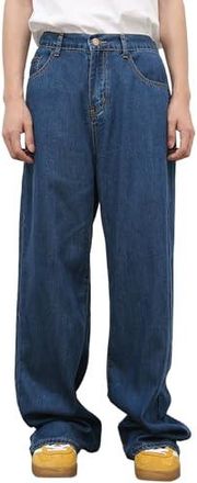 Generic Jean Homme Jeans Homme Jean Homme Regular Confortable Classique Pantalon Homme D&eacute;chir&eacute; Imprim&eacute; Lav&eacute; Style Splice - Look Reconstruit Tendance pour Amat