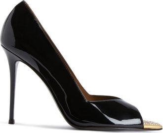 Giuseppe Zanotti INTRIIGO CRYSTAL OPEN-TOE 105 Pumps