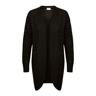 Kaffe KAemria Knit Cardigan - - Knitwear - Damen - Schwarzk - XL