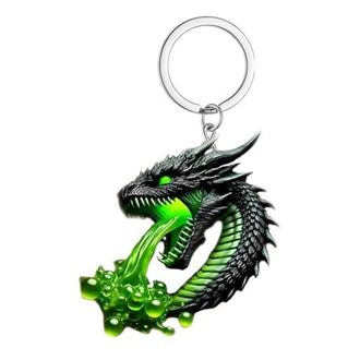 Generico Dragon Creative Keychain - Pendentif de porte-clés de sac à main de dragon | Femmes hommes respirant le porte-clés créatif de dragon | Chaîne de clés 