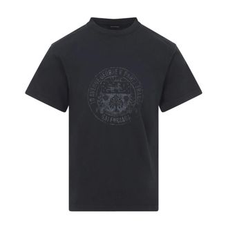 Balenciaga Standard T-Shirt Regular Fit - - Tops - Herren - Schwarzk - M