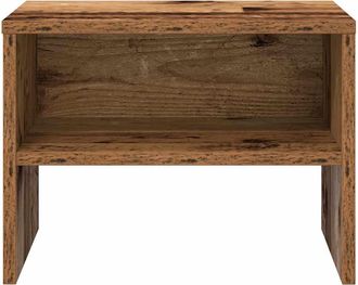 Generic Moderner Nachttisch mit Offenem Ablagefach, Minimalistischer Nachttisch aus Holzwerkstoff, Elegante Schlafzimmer-Akzentm&ouml;bel f&uuml;r die Schlafzimmerdekor