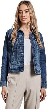 Street One A212417 Blouson en Jean, Mid Blue Random, 48 Femmes