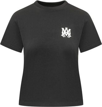 Amiri Femme, Tops, Noir, Taille: 36 FR MA Core Logo Tee