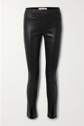 L'agence Jyothi Hoch Sitzende Skinny Jeans Mit Beschichtung - Schwarz
