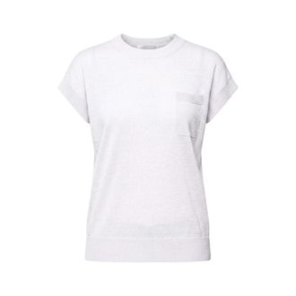 PESERICO Pocket Strickoberteil - - Knitwear - Damen - Wei&szlig; - L