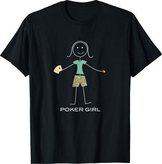 Whyitsme Design Lustiges Damen Poker, M&auml;dchen Poker Spieler Geschenk T-Shirt
