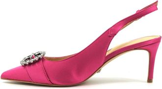 Guess Femme, Chaussures, Rose, Taille: 35 EU Branca Satin Slingbacks