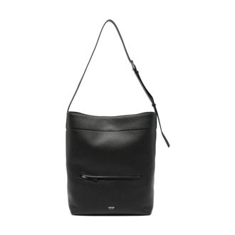Tom Ford Grain Leather Bucket Bag - - Bags - Herren - Schwarzk - ONE SIZE