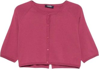 Max Mara Femme, Pulls, Rose, Taille: 38 FR Bol&eacute;ro en fil de coton