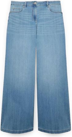 Fiorella Rubino Femme, Jeans, Bleu, Taille: 44 FR Jean Large