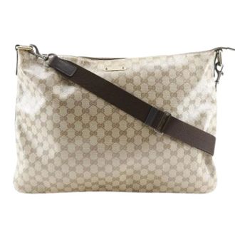 Gucci Pre-owned GG Crystal Shoulder Bag - Homme - Pre-owned - Beige - Taille: ONE Size