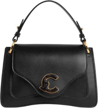 Coccinelle Femme, Sacs, Noir, Taille: ONE Size C-Me Calf Marb Shoulder Bag