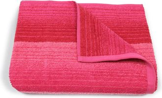 Dyckhoff Handtuchserie Colori aus Bio-Baumwolle mit praktischem Kordelaufhänger 545.665, Handtuch 50 x 100 cm, pink