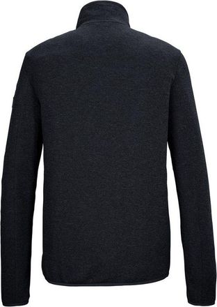 Killtec Strickjacke KOS 91 MN FLX JCKT Melange-Optik, Kinnschutz, verschlie&szlig;bare Taschen, Stretchkomfort