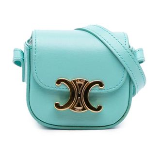 Celine Sac bandouli&egrave;re en cuir pr&eacute;-poss&eacute;d&eacute; - Femme - Pre-owned - Bleu - Taille: ONE Size