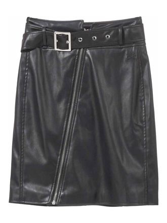 Karl Lagerfeld Jupe En Cuir - Noir
