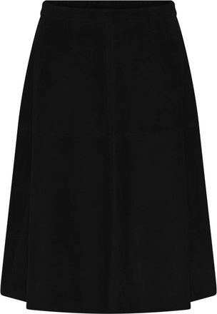 Bruuns Bazaar SuedaBBIrene Wildlederminirock - - Skirts - Damen - Schwarzk - L