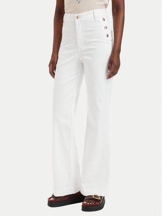 Guess Jeans W6GA0P W2440 Wei&szlig; Regular Fit