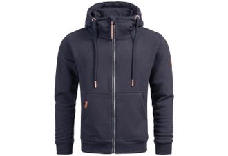 Alessandro Salvarini Sweatjacke ASGeenio mit hohem Kragen