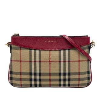 Burberry Pre-owned Canvas Crossbody Bag - Femme - Pre-owned - Beige - Taille: ONE Size